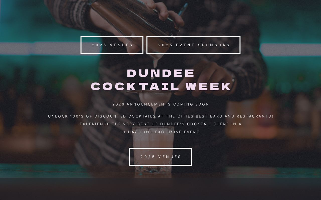 Dundee Cocktail Week